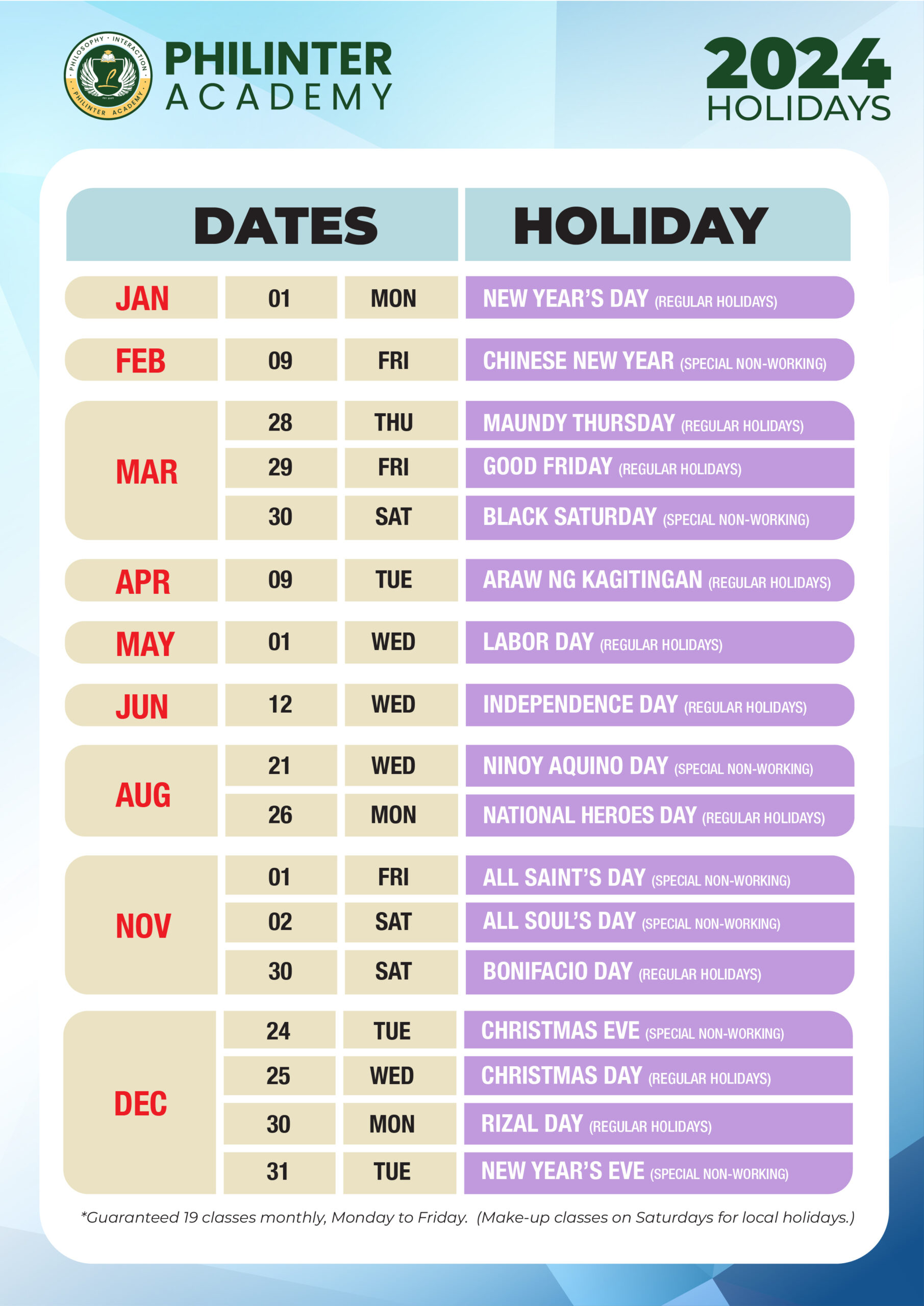 Philinter Academy - Academic